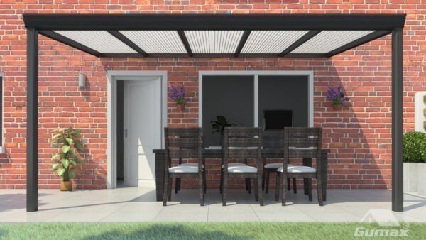 Veranda polycarbonaat dak - CE Veranda's